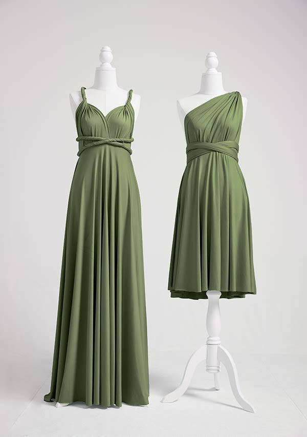 Buy Olive Green Infinity Dress, Multiway Dress - InfinityDress.fr